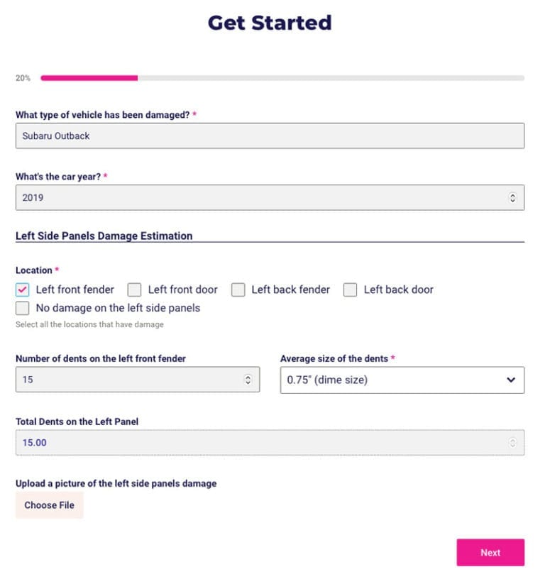 A Step-by-Step Guide to Using a Dent Repair Cost Estimator